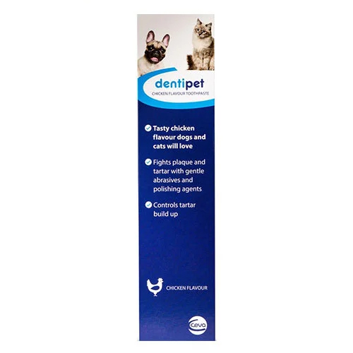 Dentipet Dog & Cat Toothpaste 70g Chicken Flavour - Buy Dentipet ...