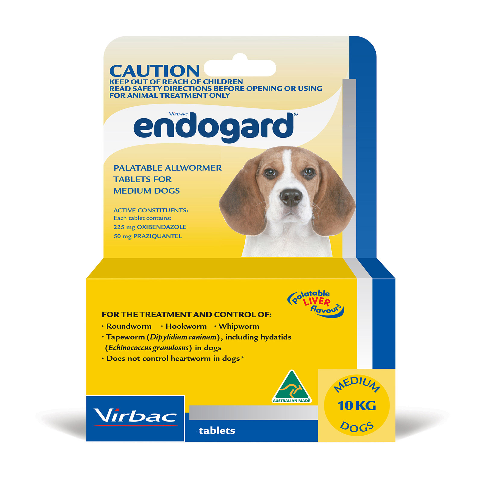 Buy Endogard For Dogs For Medium Dogs 10Kg (Yellow) Online