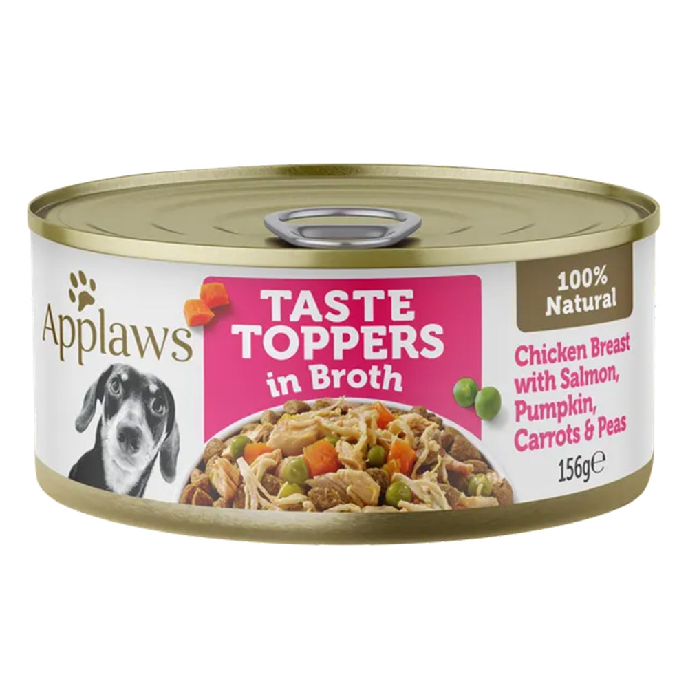 Applaws Natural Taste Toppers in Broth Chicken Breast with Salmon ...