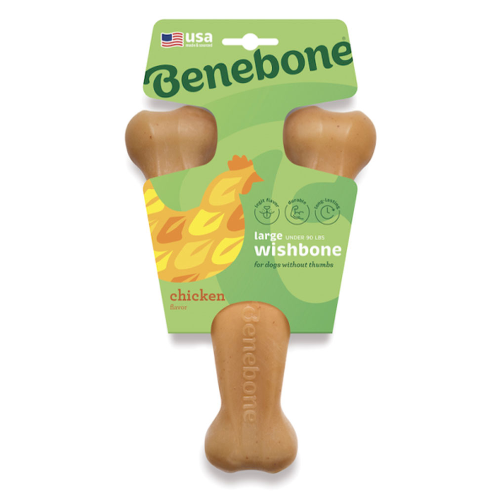 Buy Benebone Wishbone Chicken Chew Toy for Dogs Large Online