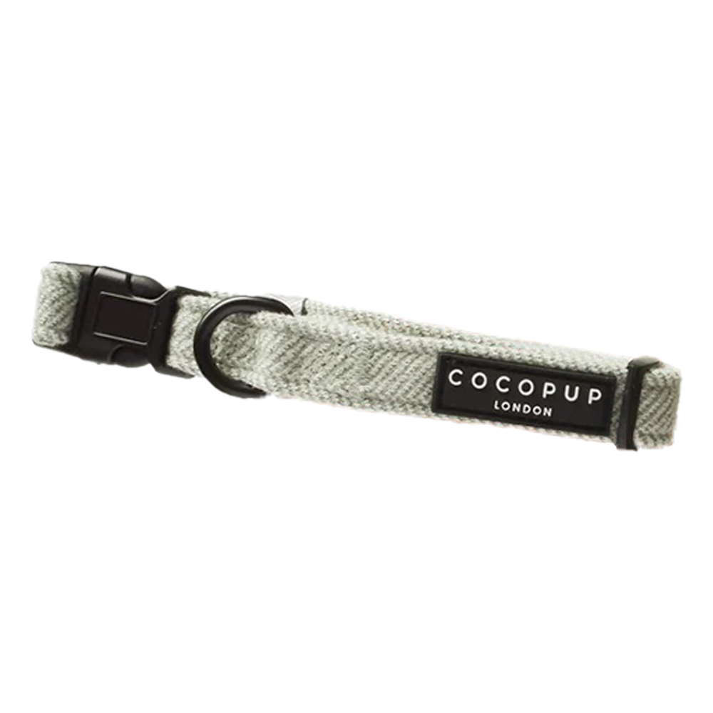 Buy Cocopup London Collar for Dogs Sage Tweed Online
