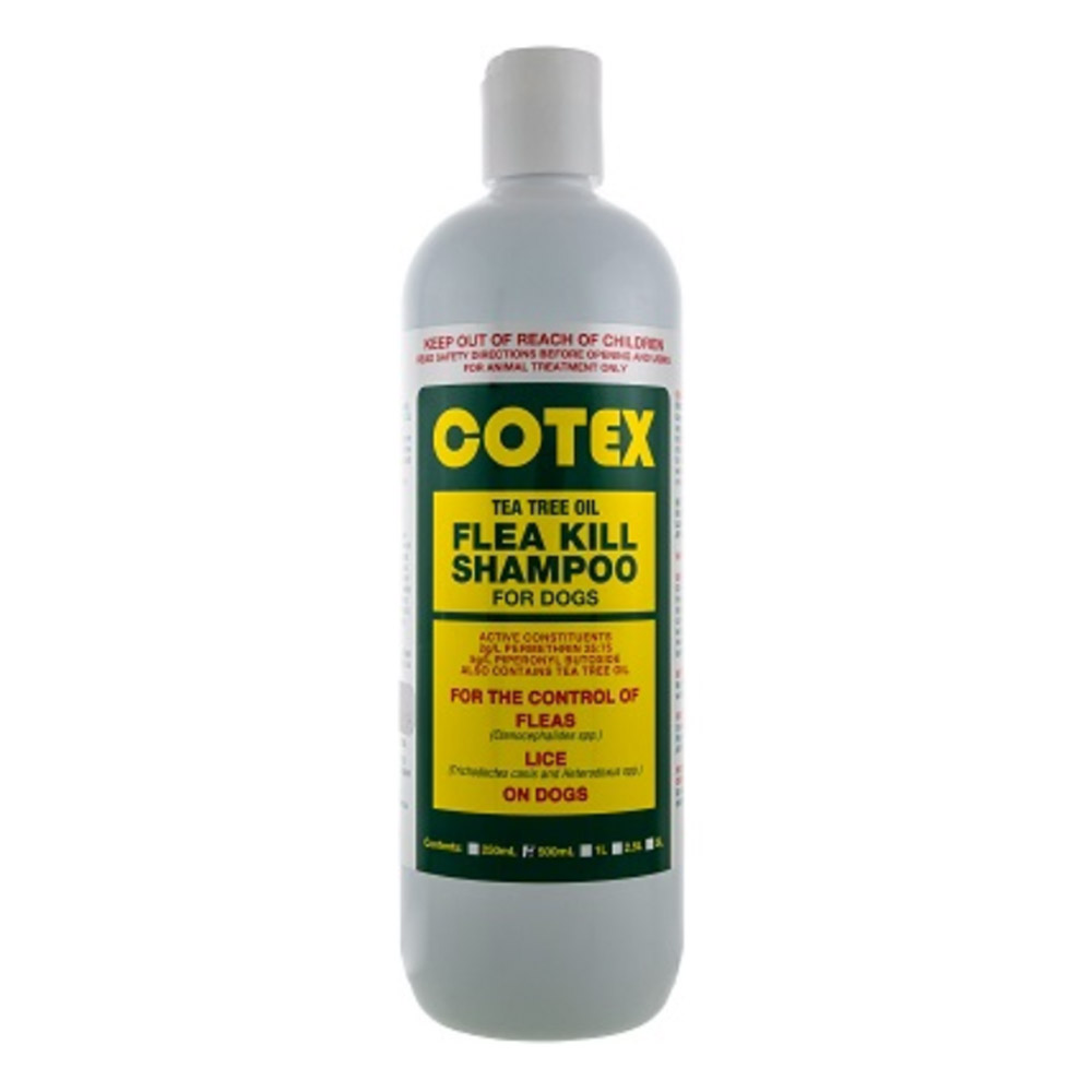 Buy Cotex Tea Tree Oil Flea Kill Shampoo 500 ml Online