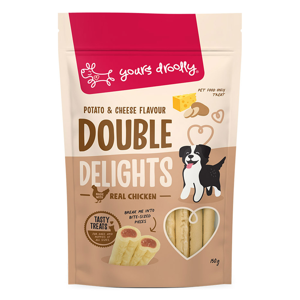 Buy Yours Droolly Double Delights Real Chicken Tasty Dog Treats ...