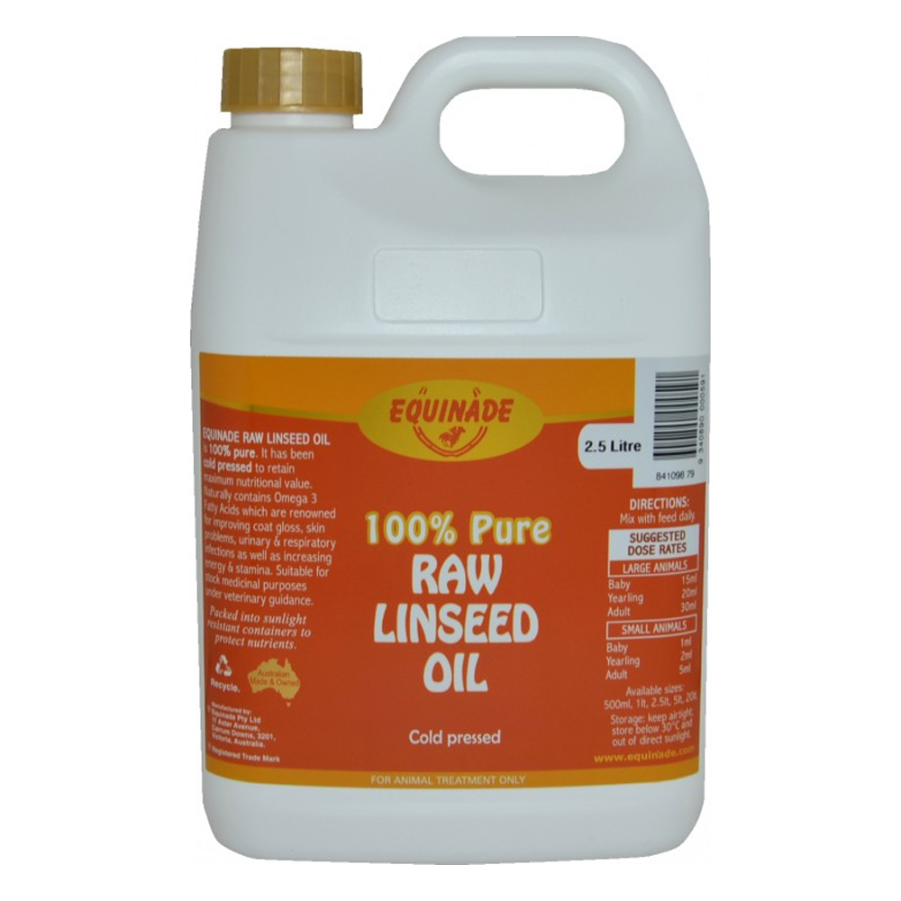 Buy Equinade Raw Linseed Oil 2.5 Litres Online