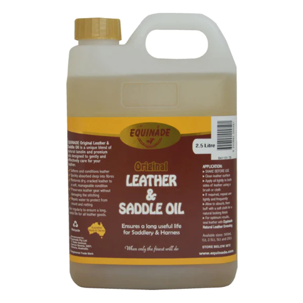 Buy Equinade Leather & Saddle Oil for Horses 2.5 Litres Online