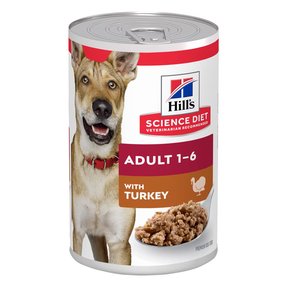 Buy Hill's Science Diet Adult 1-6 with Turkey Wet Dog Food 370gm Online