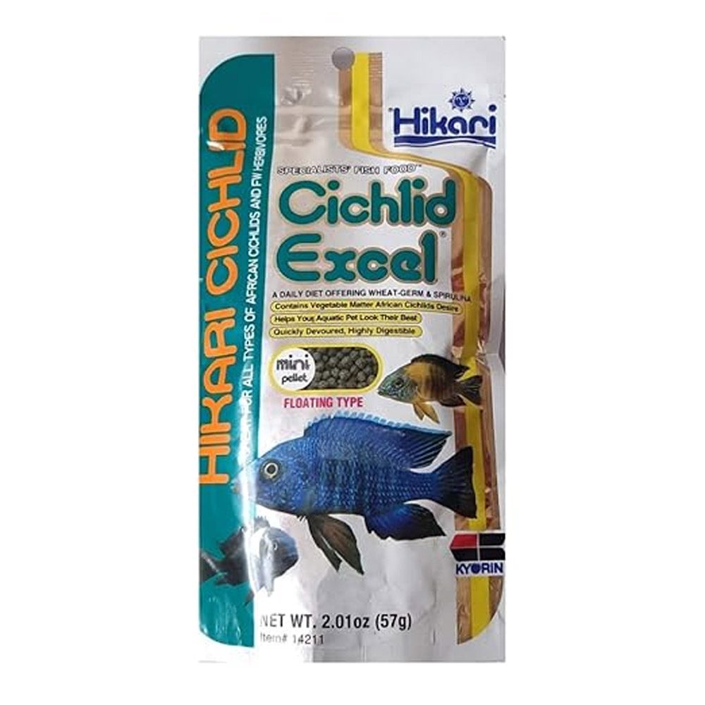 Buy Hikari Floating Cichlid Excel Pellet Fish Food - Mini 57 gm Online