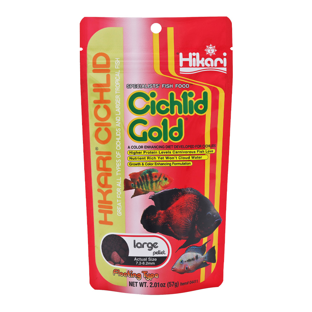Buy Hikari Cichlid Gold Color Enhancing Fish Food - Large Online