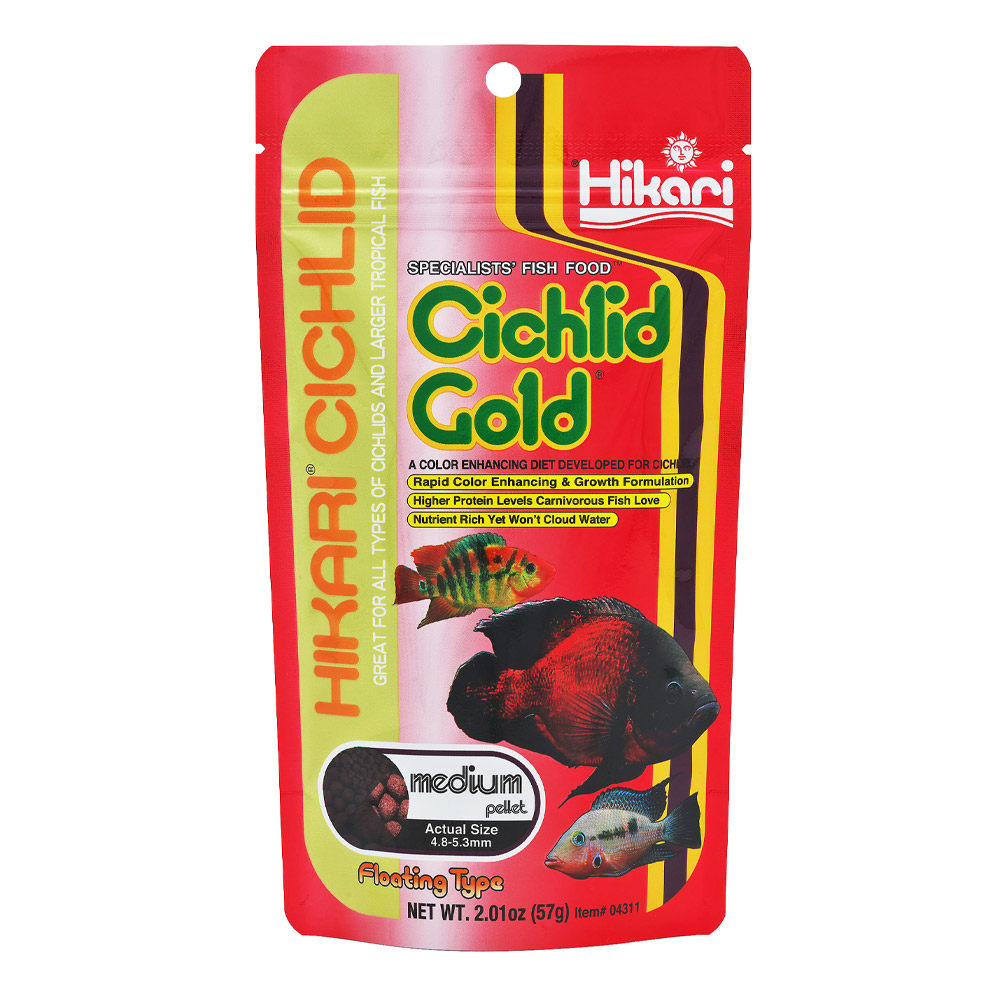 Buy Hikari Cichlid Gold Color Enhancing Fish Food - Medium Online