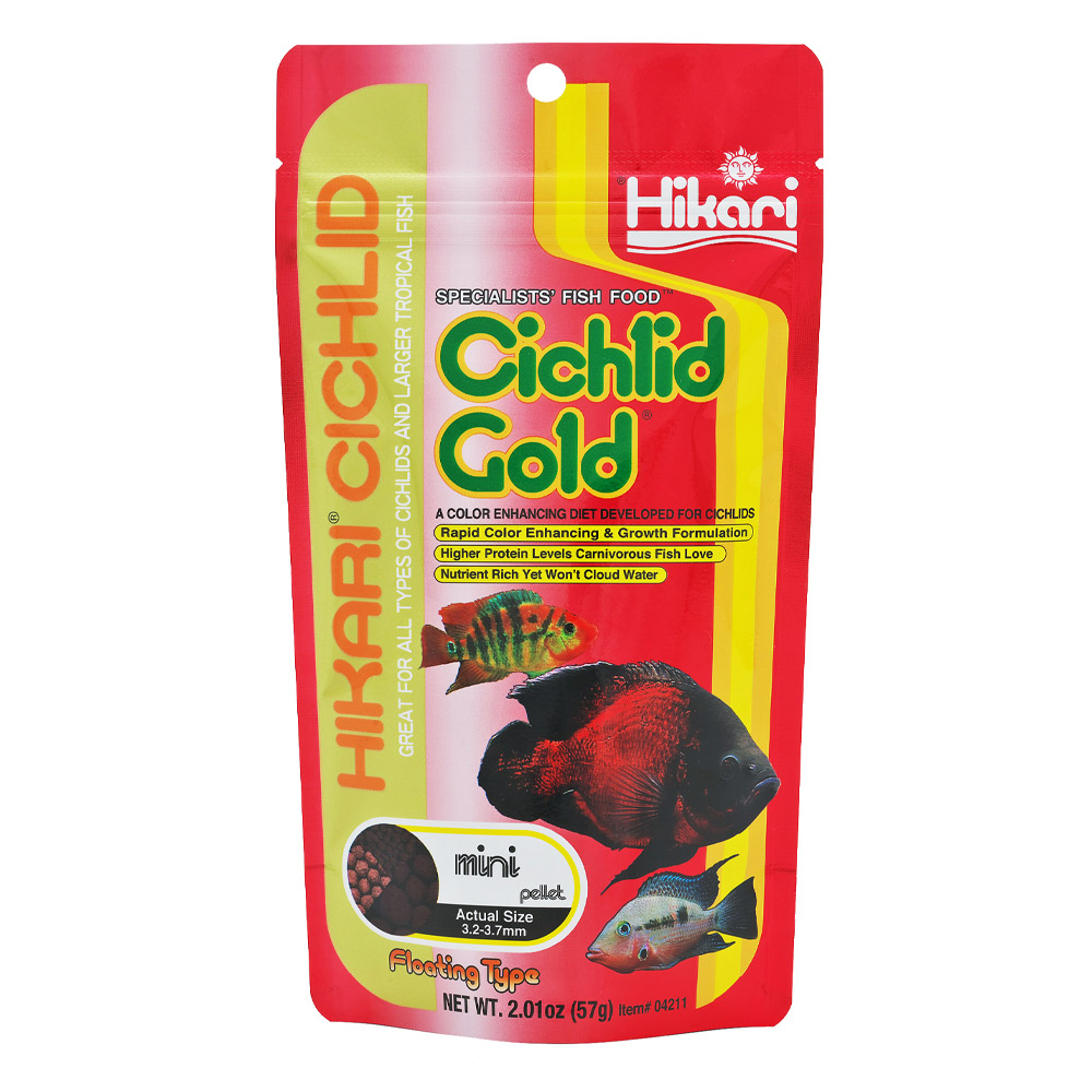 Buy Hikari Cichlid Gold Color Enhancing Fish Food - Mini Online