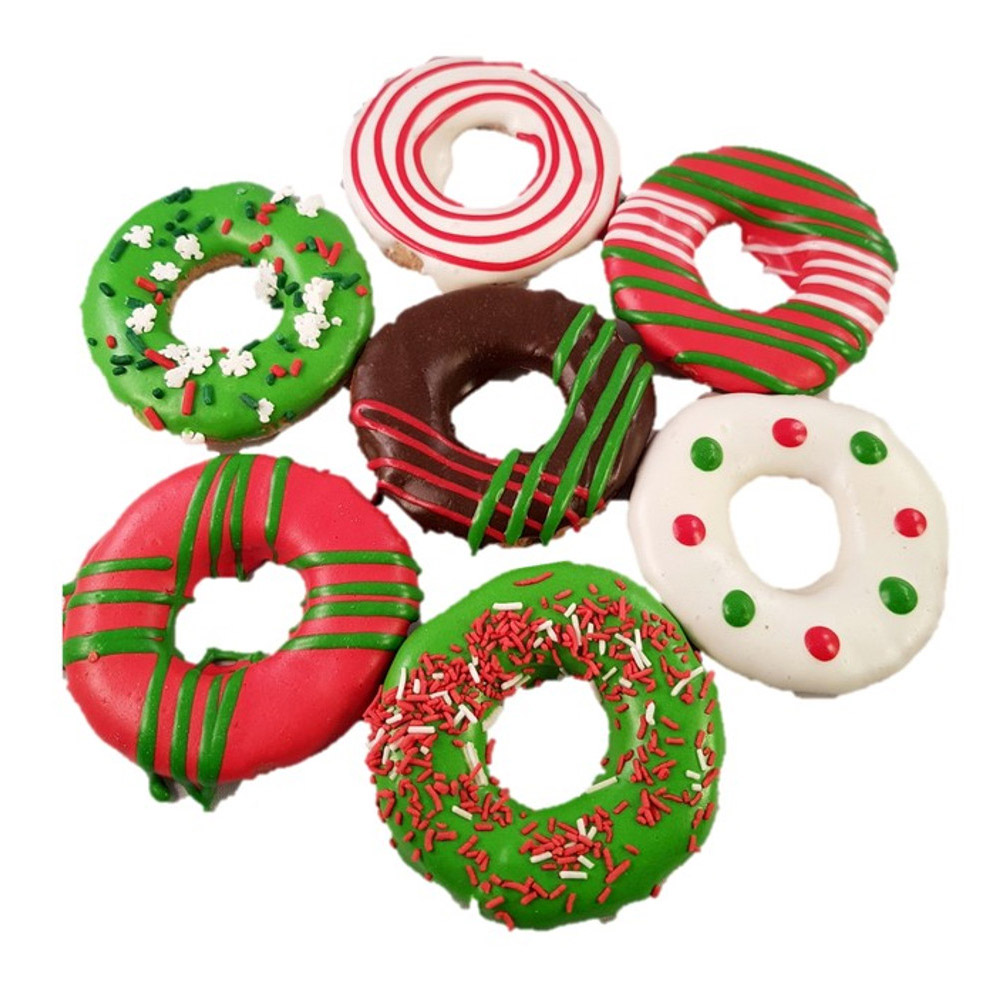 Buy Huds and Toke Large Donuts Christmas Treats for Dogs Online