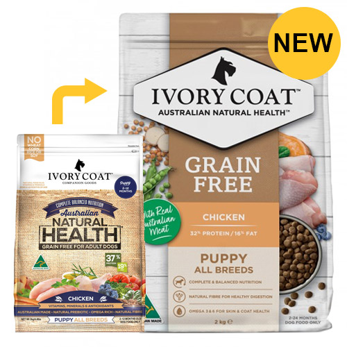 Ivory Coat Puppy Chicken Dog Food | Grain Free Healthy Start