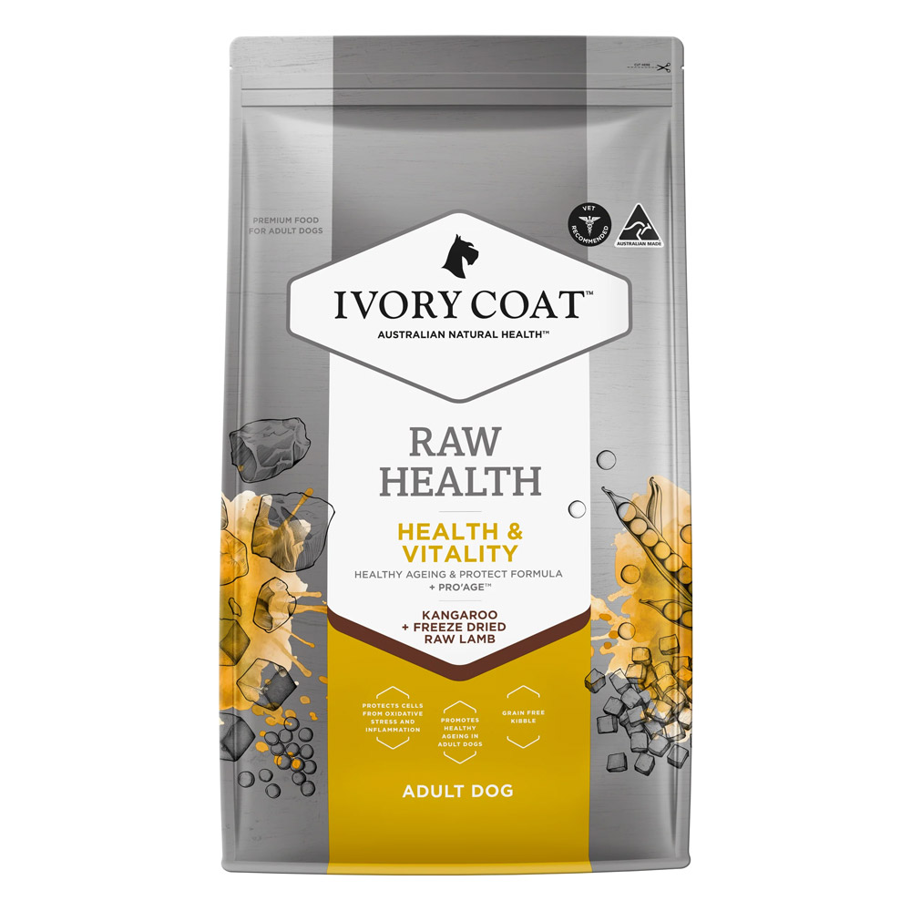 Ivory Coat Raw Health Adult Health and Vitality Dry Dog Food