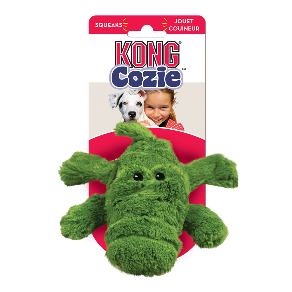 Buy KONG Cozie Plush Squeaker Toy for Dogs - Ali Alligator Online