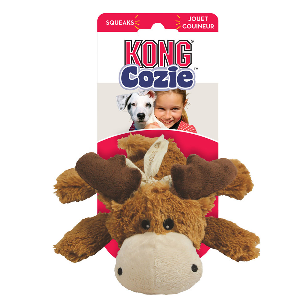 Buy KONG Cozie Plush Squeaker Toy for Dogs - Marvin Moose Online