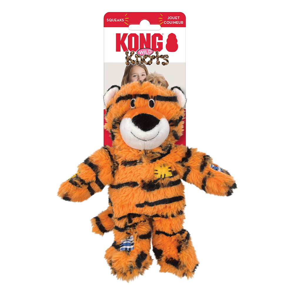Buy KONG Knots Wild Snuggle Plush Toy for Dogs - Tiger Online