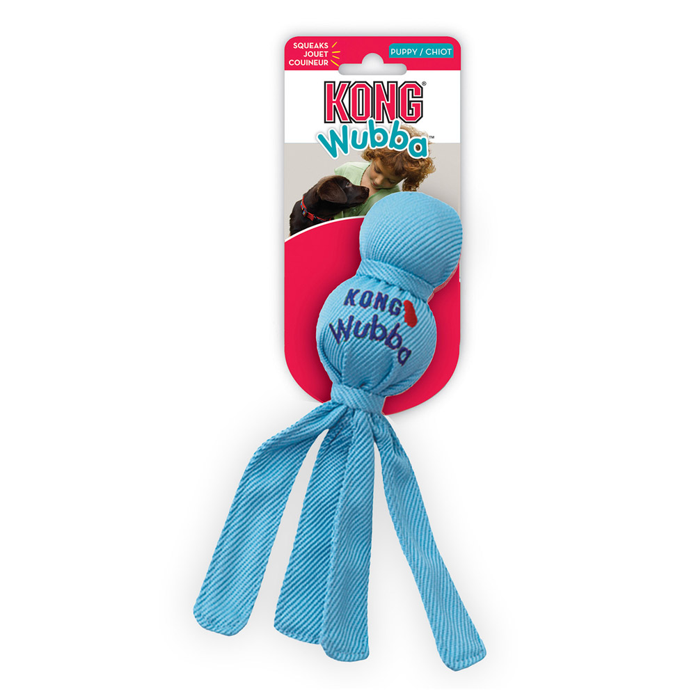 KONG Wubba Interactive Squeaker Puppy Toy for Dogs