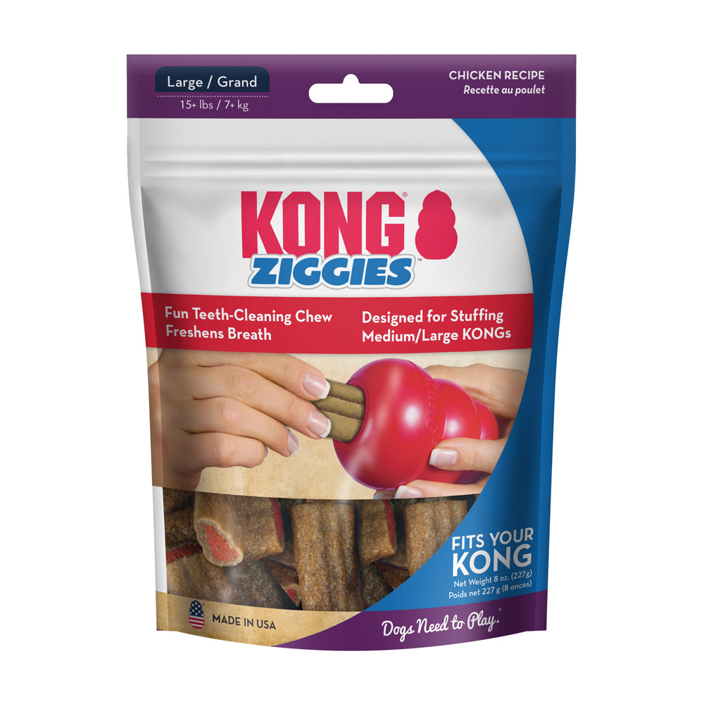 Buy KONG Ziggies Stuffin Chicken Recipe Treats for Dogs Large Online
