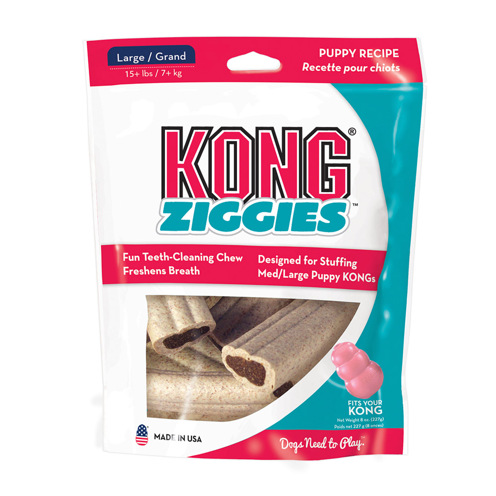 Buy KONG Ziggies Stuffins Puppy Recipe Treats for Dogs Large Online