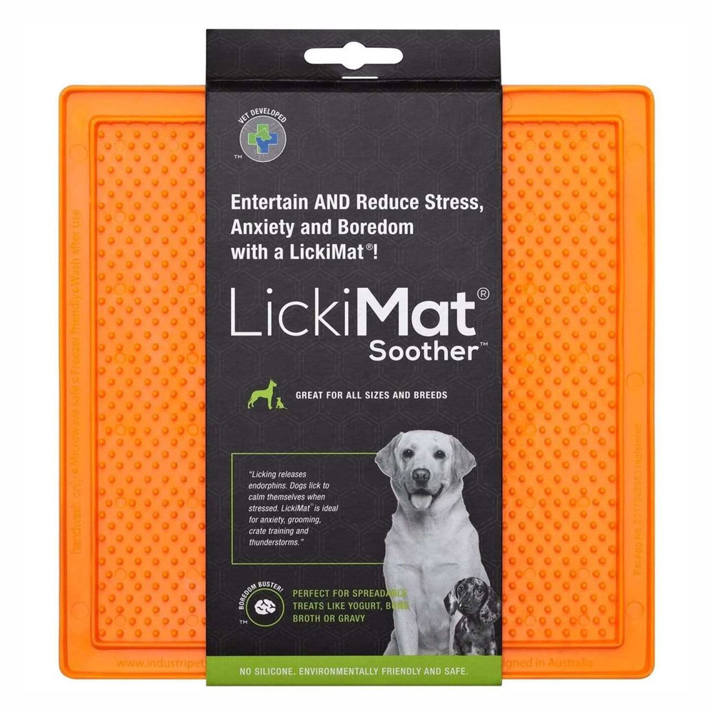 Buy LickiMat Classic Soother Dog Orange 1 Pack Online