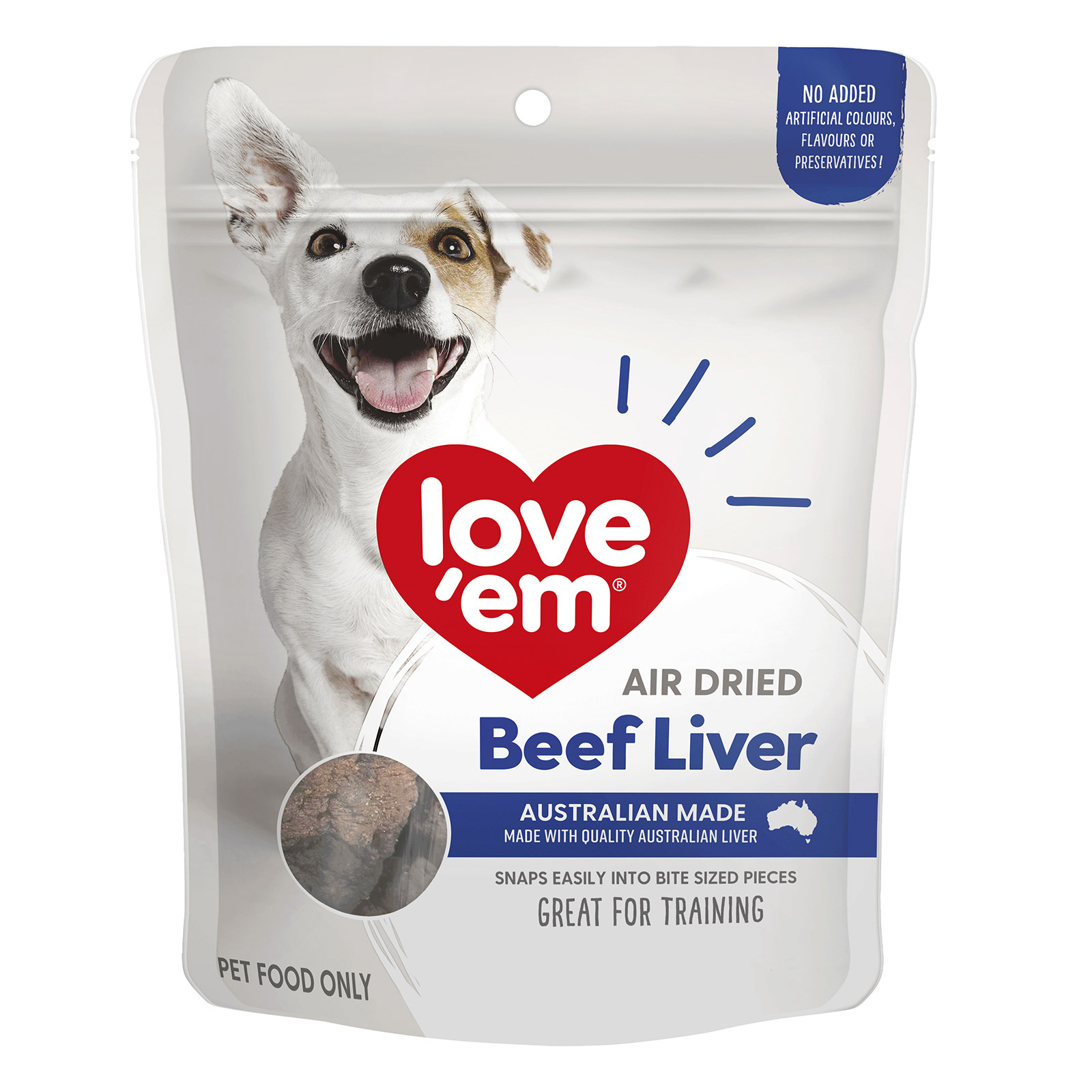 Buy Love Em Air Dried Beef Liver Treats for Dogs Online