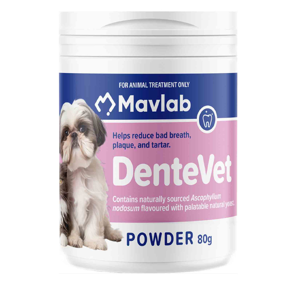 Buy Mavlab DenteVet Anti Plaque Powder For Dogs and Cats Online