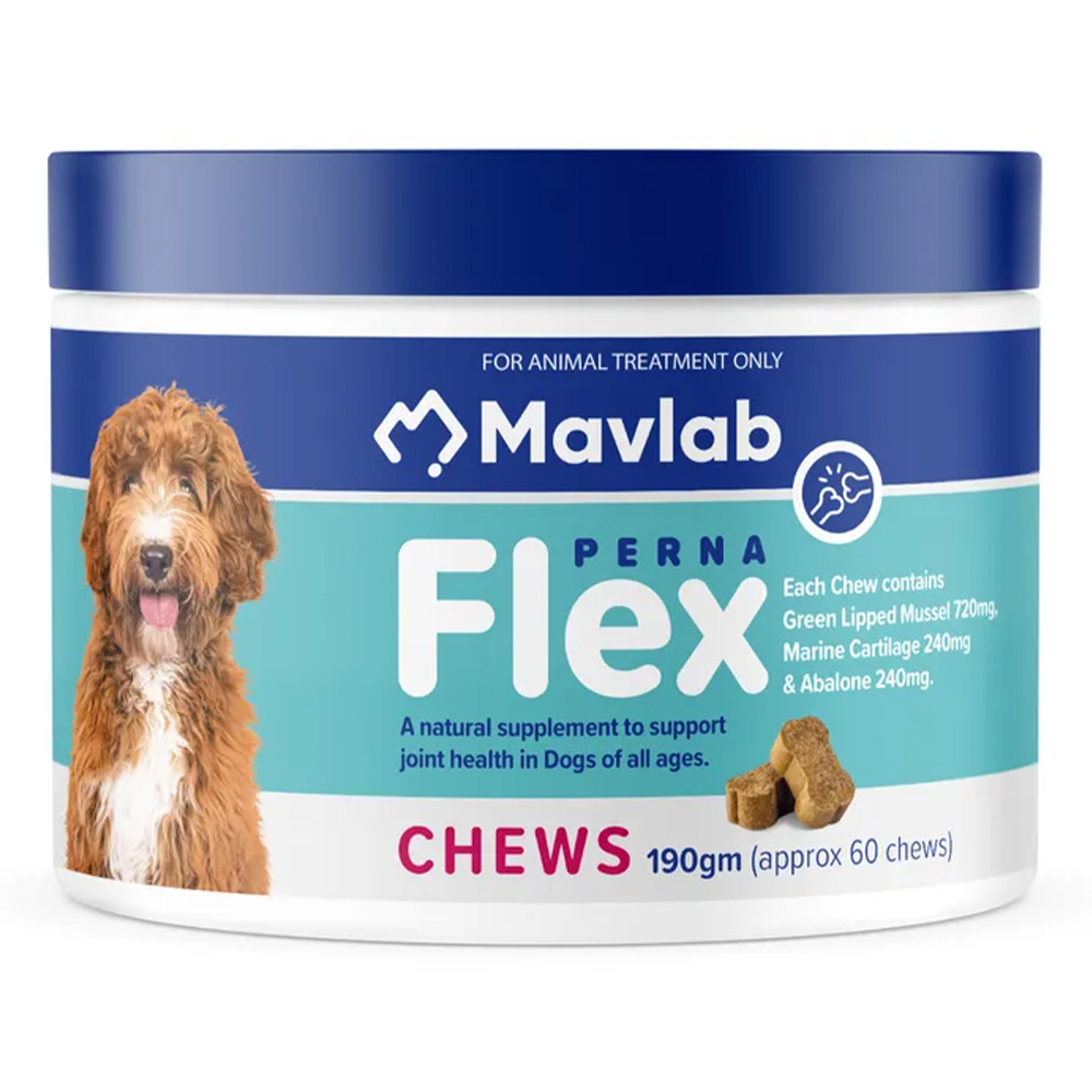 Mavlab PernaFlex Joint Health Supplement Chews for Dogs