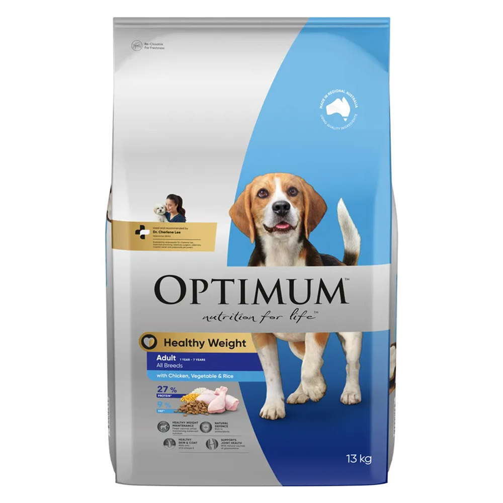 Optimum Chicken, Vegetable & Rice Dry Dog Food Adult Breeds