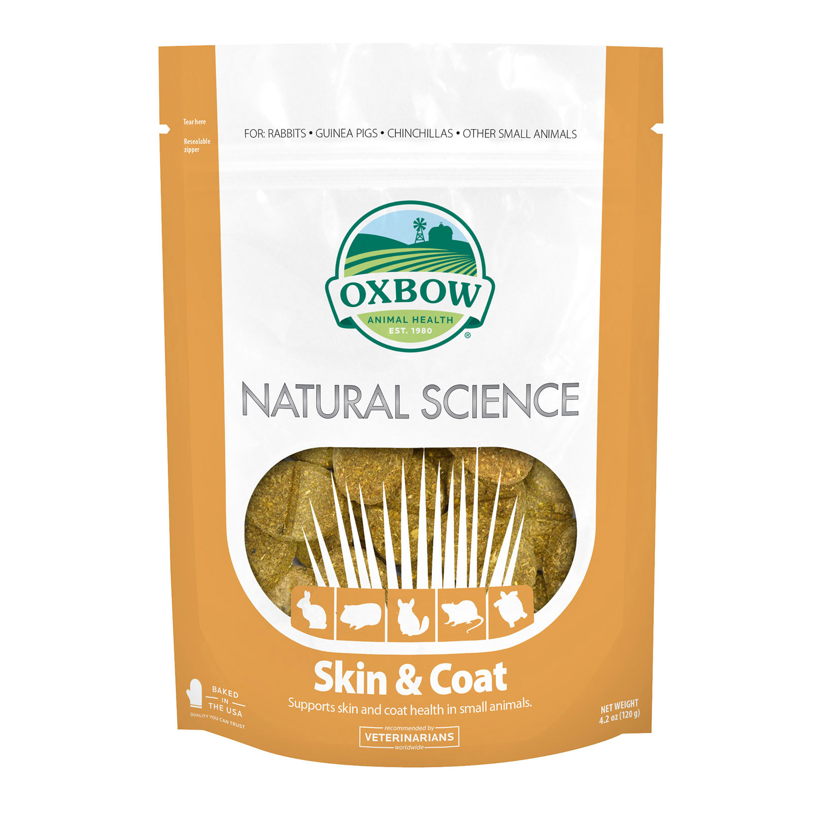 Oxbow Natural Science Skin & Coat Supplement for Small Animals