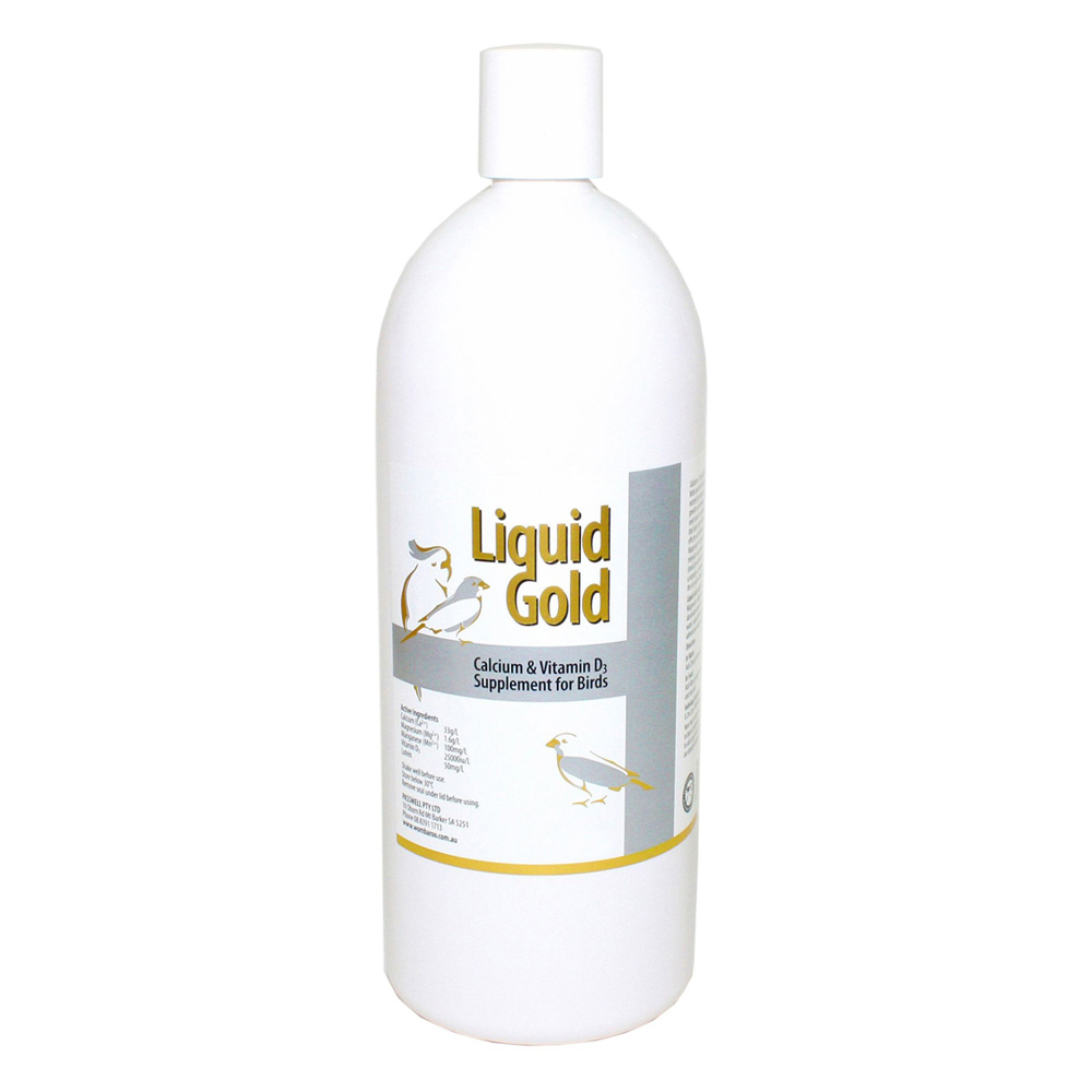 Passwell Liquid Gold Calcium & Vitamin D3 Supplement for Birds