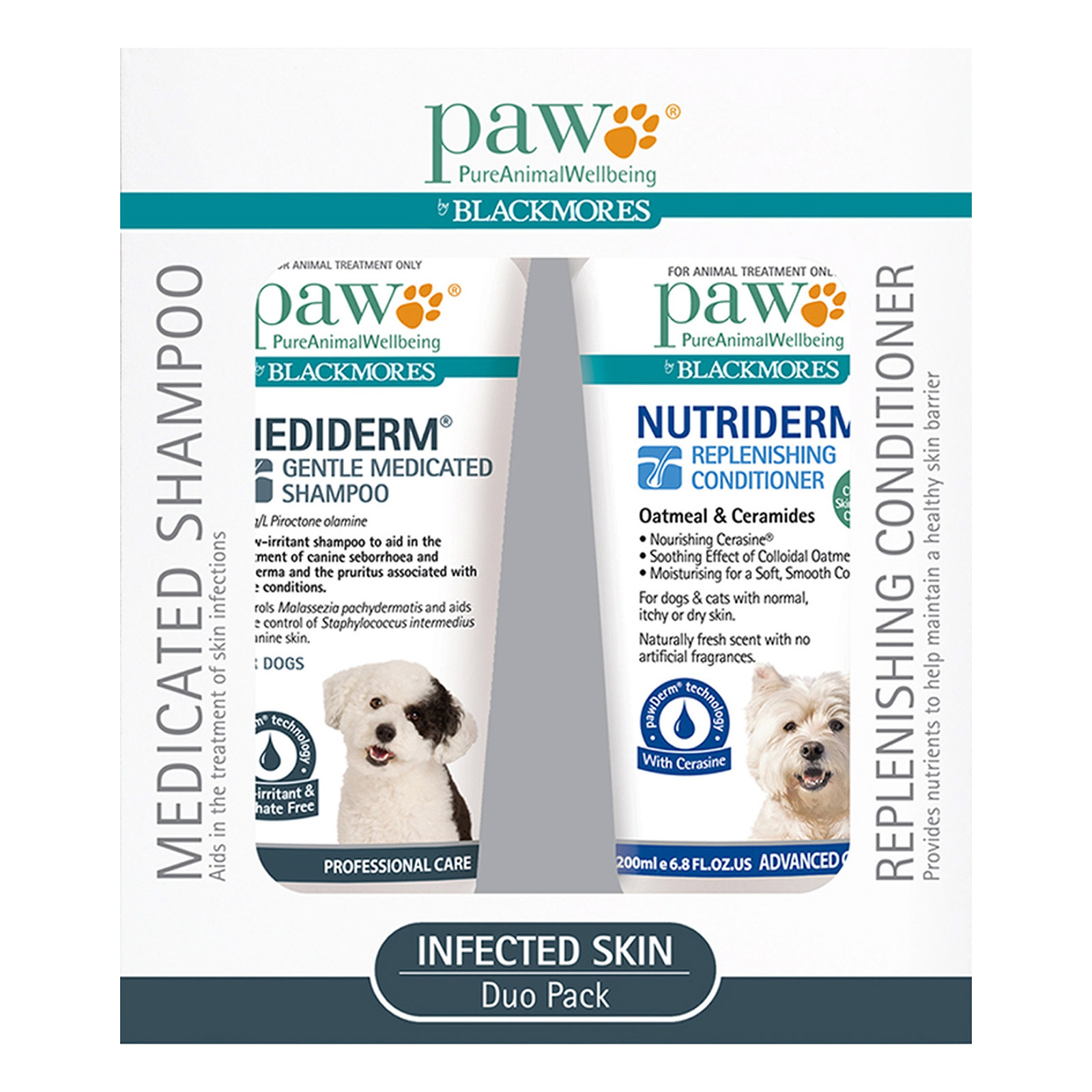 PAW Medi NutriDerm Duo Pack for Dogs - Skin and Coat Health Bundle ...