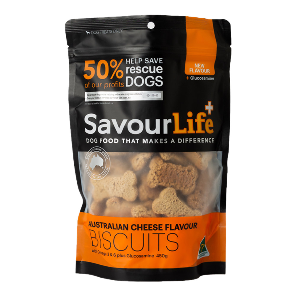 Buy SavourLife Australian Cheese Flavour Biscuit Treats for Dogs Online
