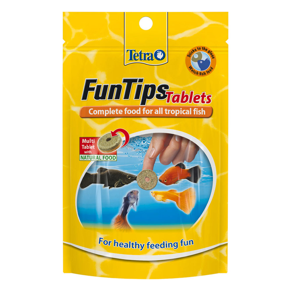 Buy Tetra Fun Tips Tropical Treat And Food For Fish 75 Tablets Online