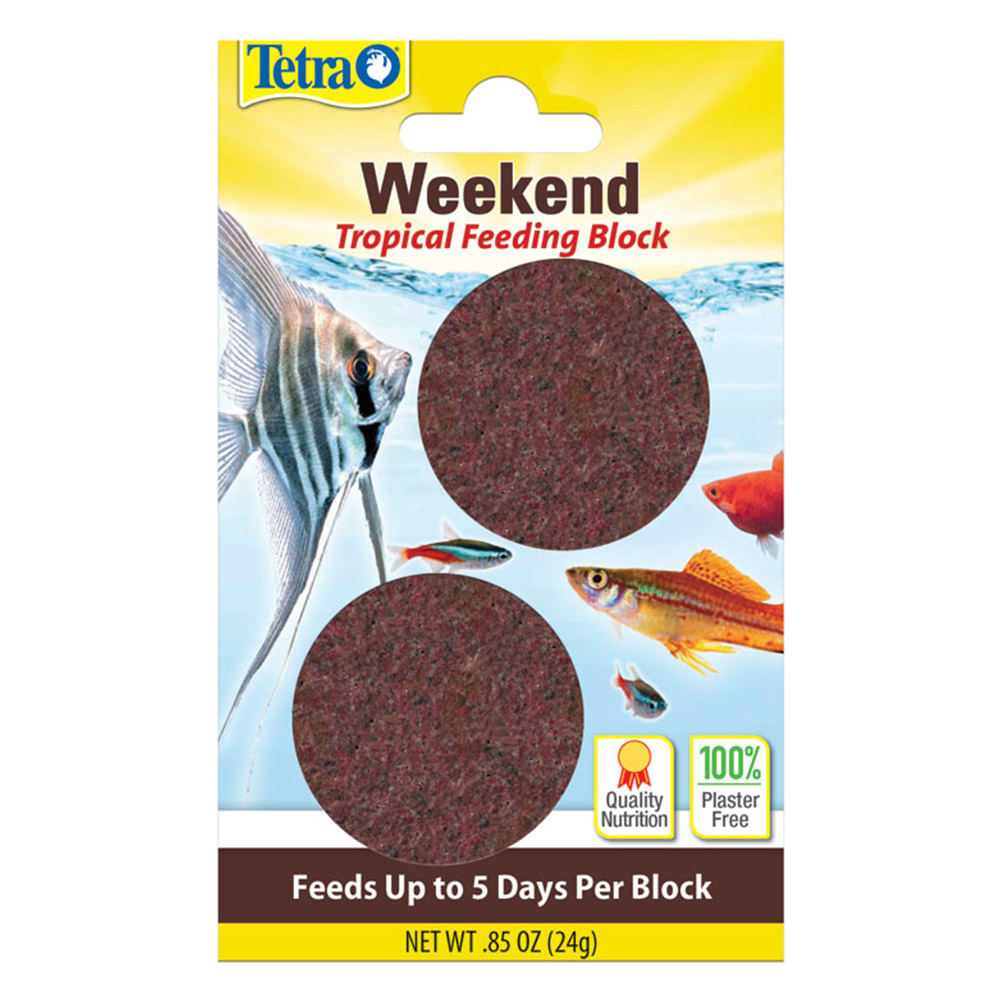 Buy Tetra Weekend Tropical Feeding Block Feeds up to 5 Days per Block ...