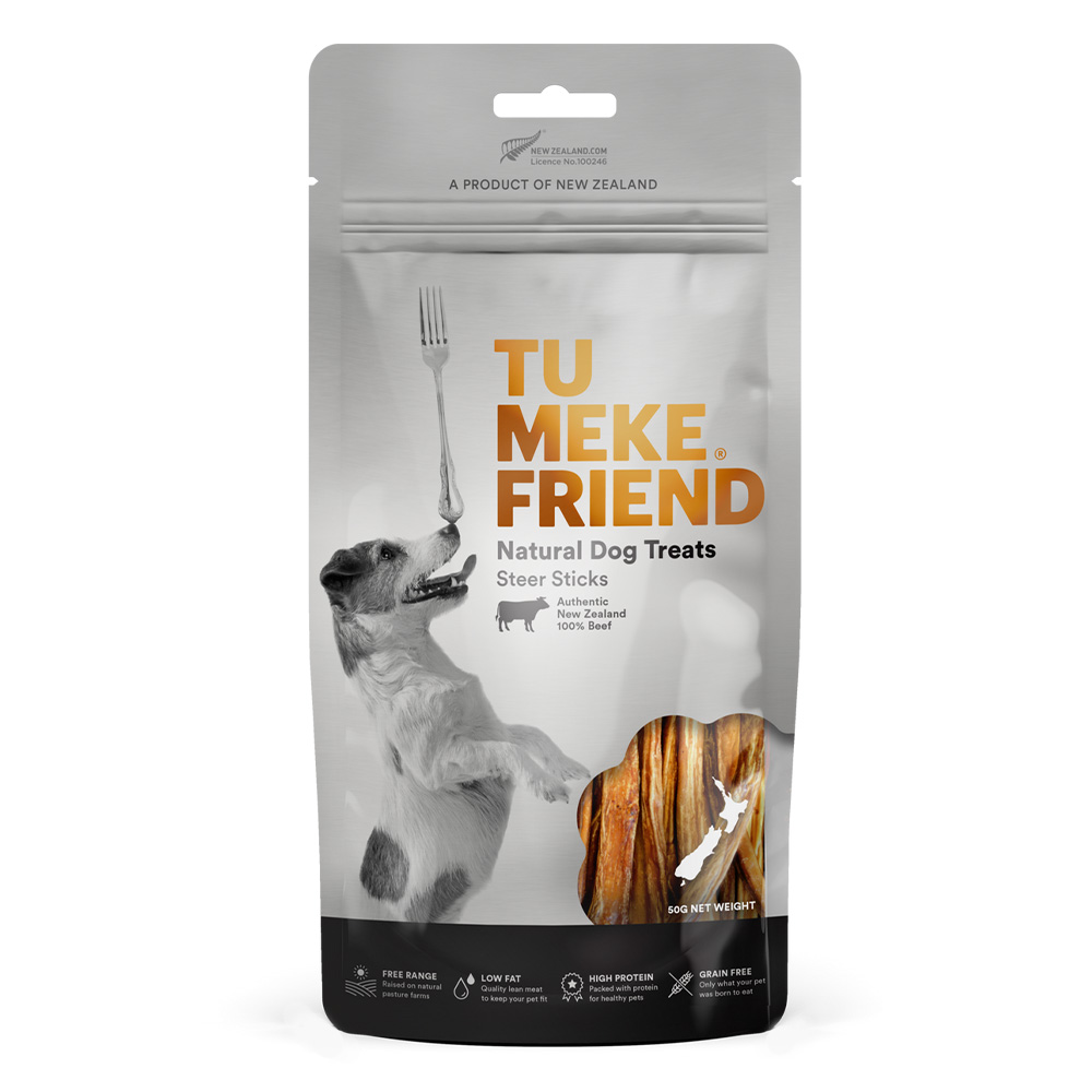 Buy Tu Meke Friend Air-Dried Natural Dog Treats Steer Sticks 50G Online