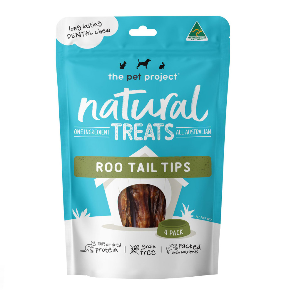 Buy The Pet Project Natural Treats Roo Tail Tips Online