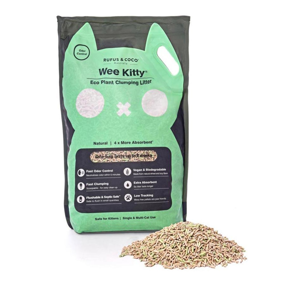 Buy Rufus & Coco Wee Kitty Eco Plant Clumping Cat Litter Online