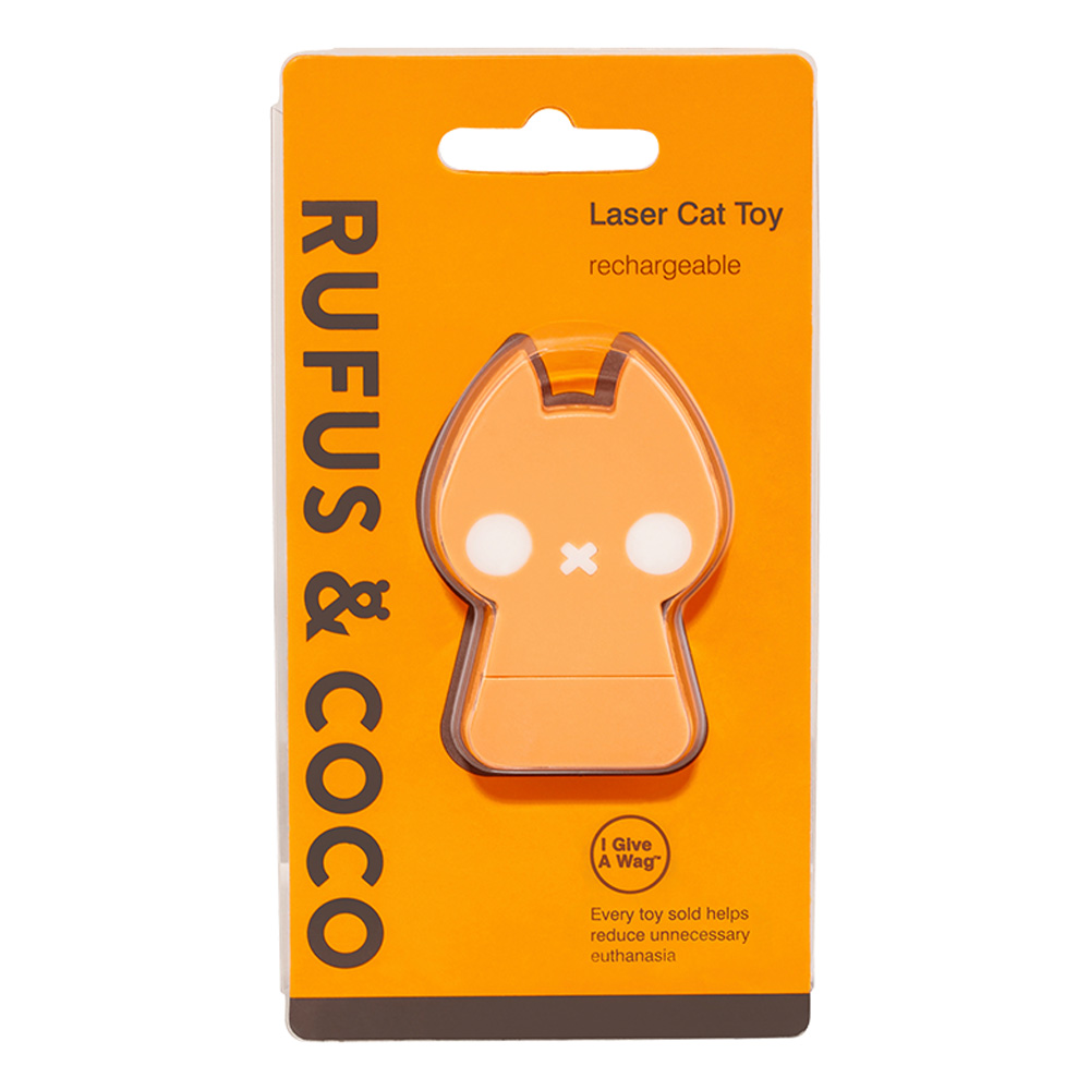 Rufus & Coco Rechargeable Laser Toy – Active Play for Cats