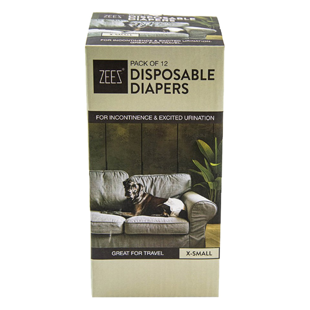 Buy Zeez Disposable Diapers for Dogs X Small Online