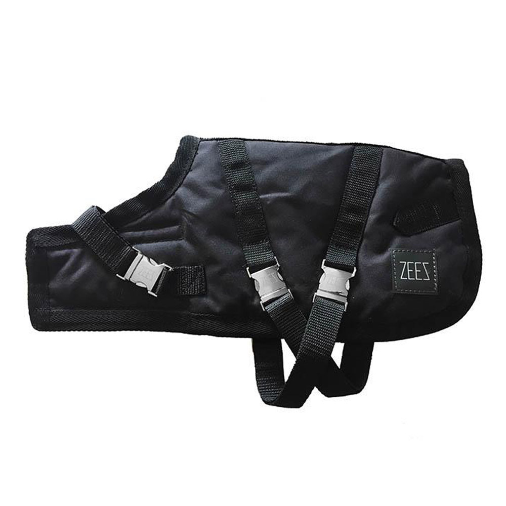 Buy ZeeZ Waterproof Supreme Dog Coat Oil Skin/Black 1 x Size 32 Online