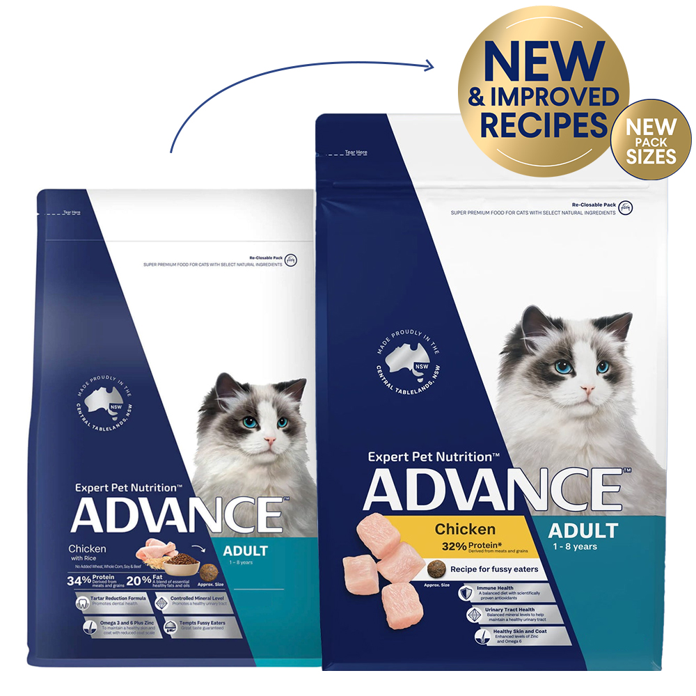 Advance Chicken Cat Food for Fussy Eaters – Adult Dry Formula