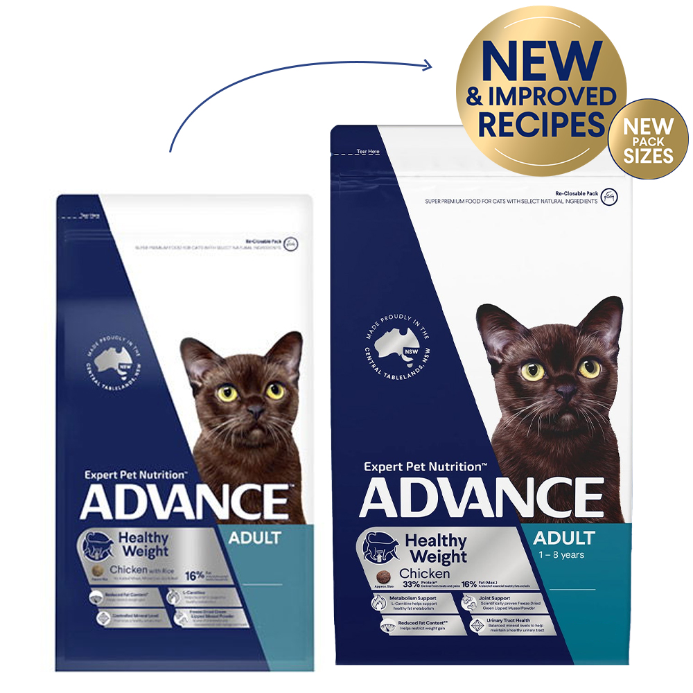 Advance Healthy Weight Chicken Cat Food – Adult Dry Formula
