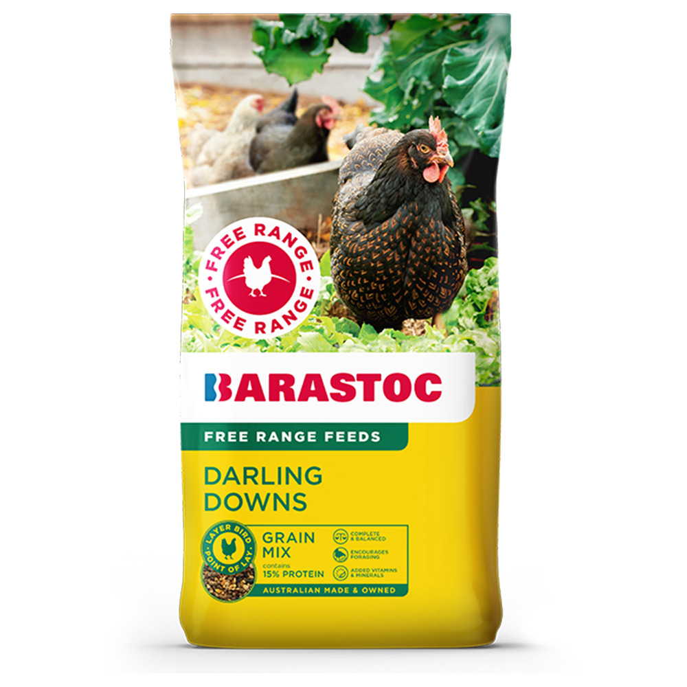Buy Barastoc Darling Downs Grain Mix Free Range Feeds for Poultry Online