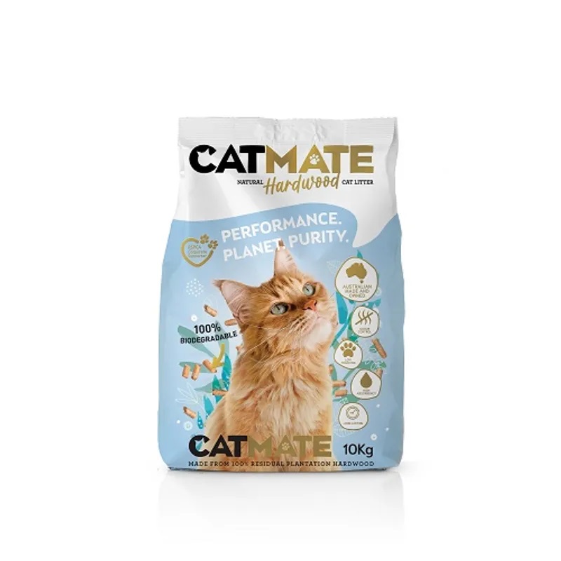 CatMate Hardwood Pellet Natural and Biodegradable Cat Litter