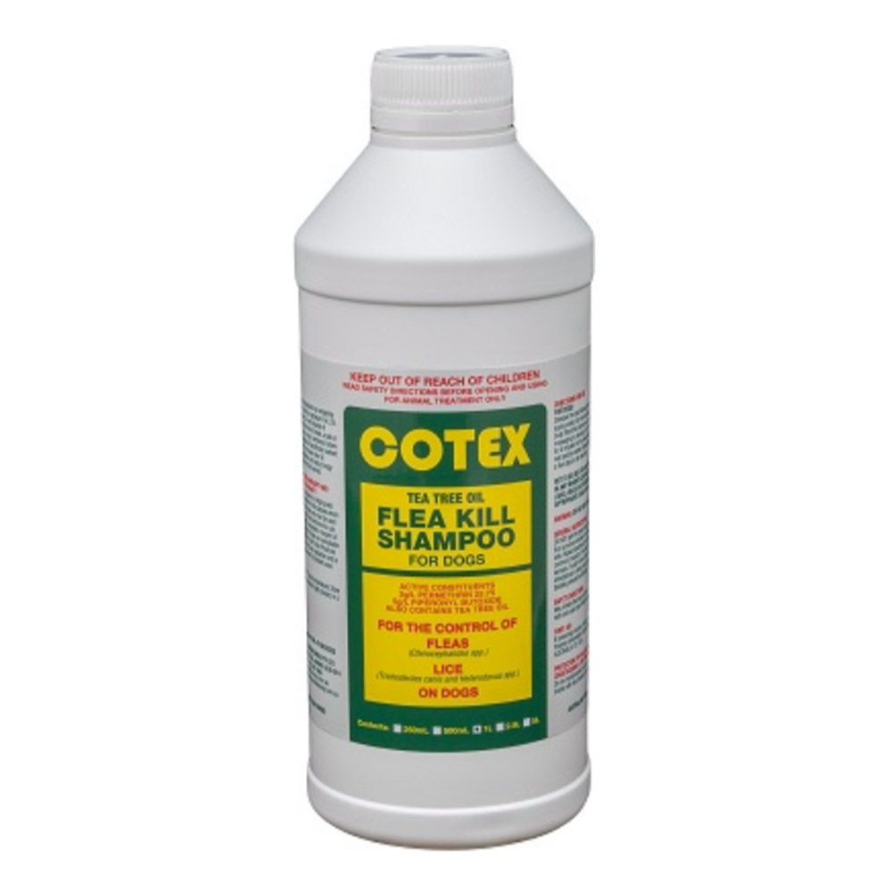 Buy Cotex Tea Tree Oil Flea Kill Shampoo 1 Litre Online
