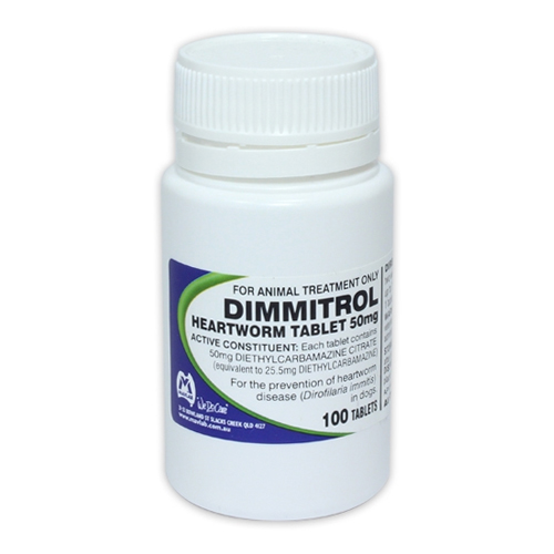 Dimmitrol Heartworm Tablets for Dogs | VetSupply