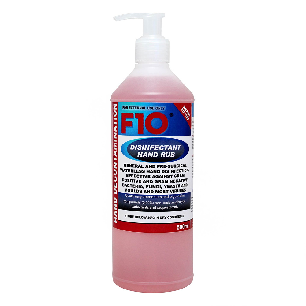 F10 Disinfectant Hand Rub | Pet Hygiene Sanitiser