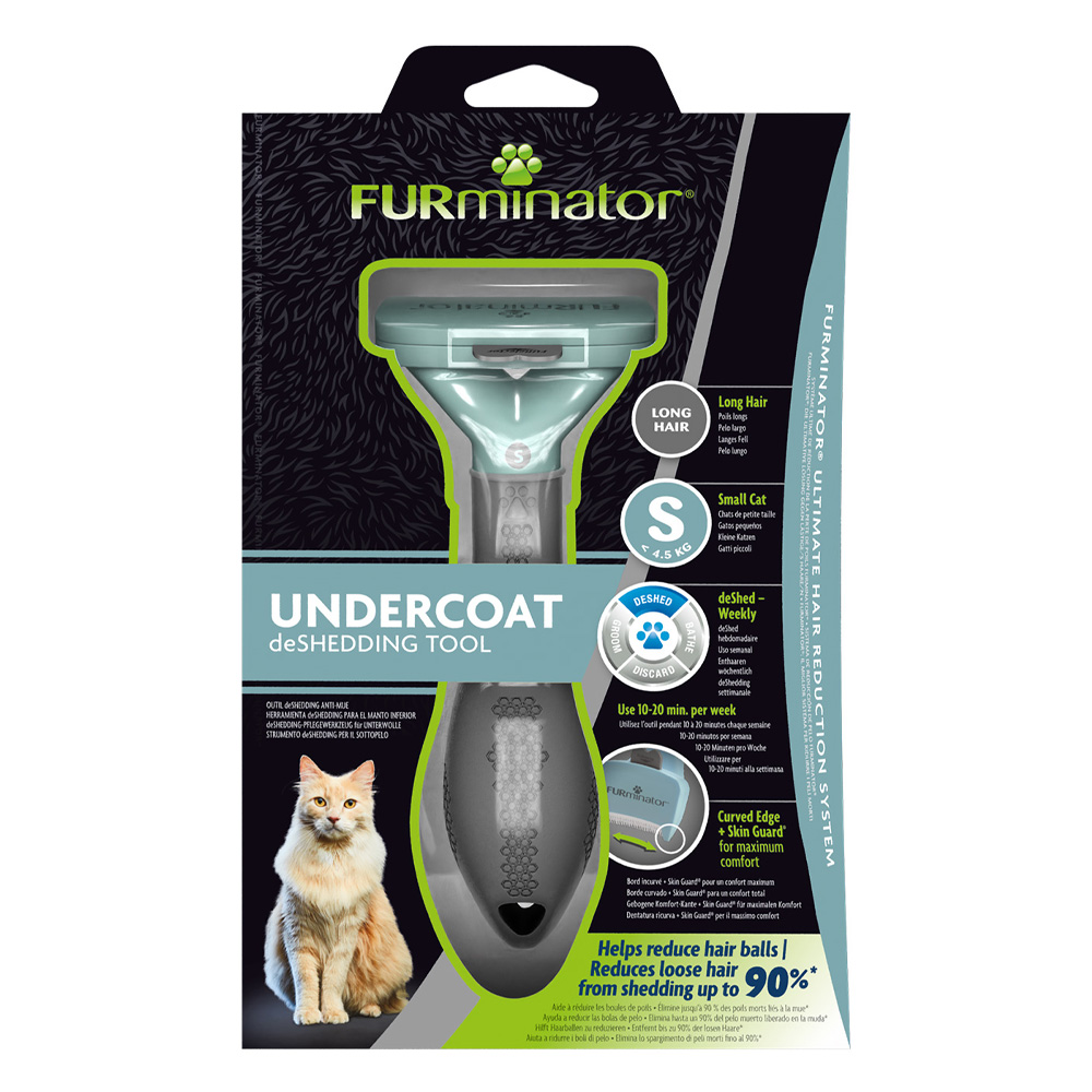 Furminator Undercoat Deshedding Tool for Long Hair Cats | VetSupply