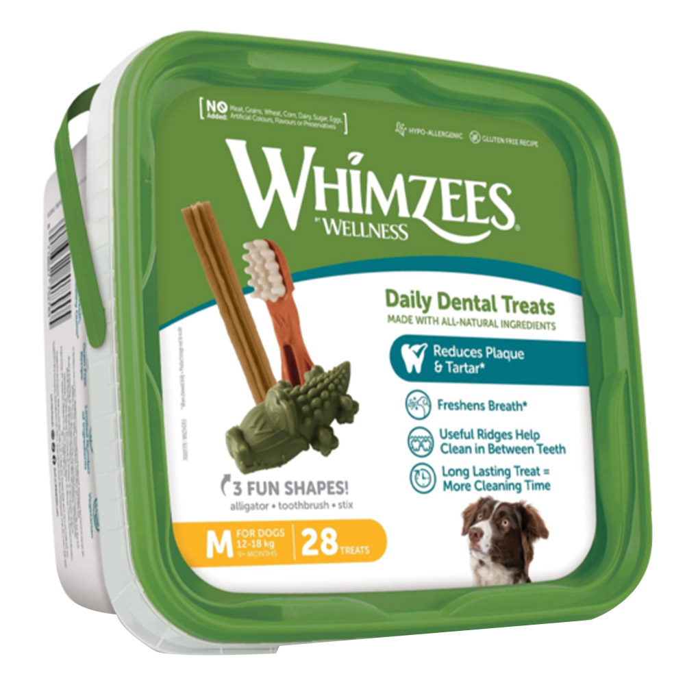 Buy Whimzees Alligator/Brushzees/Stix Variety Value Box Dog Dental ...