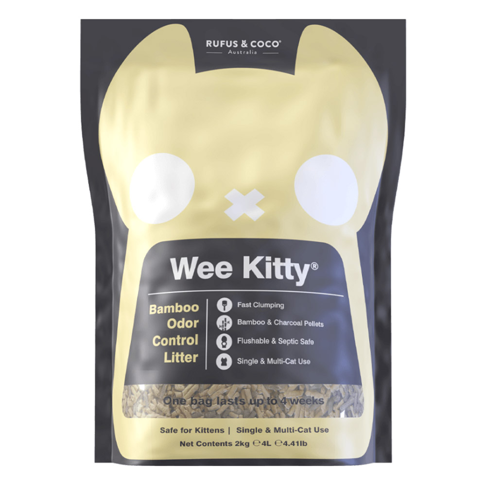 Buy Rufus & Coco Wee Kitty Bamboo Odor Control Cat Litter Online